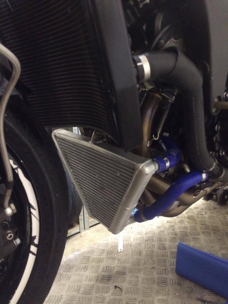 CBR600RR 2007-2025 additional JM Waterradiator - www.jmraceradiators.com