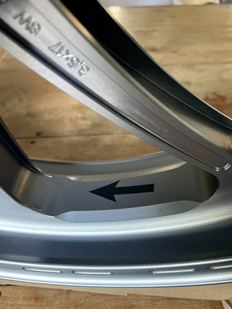 PVM alloy front rim 8-spoke Yamaha R1 2020-2025 - www.jmraceradiators.com