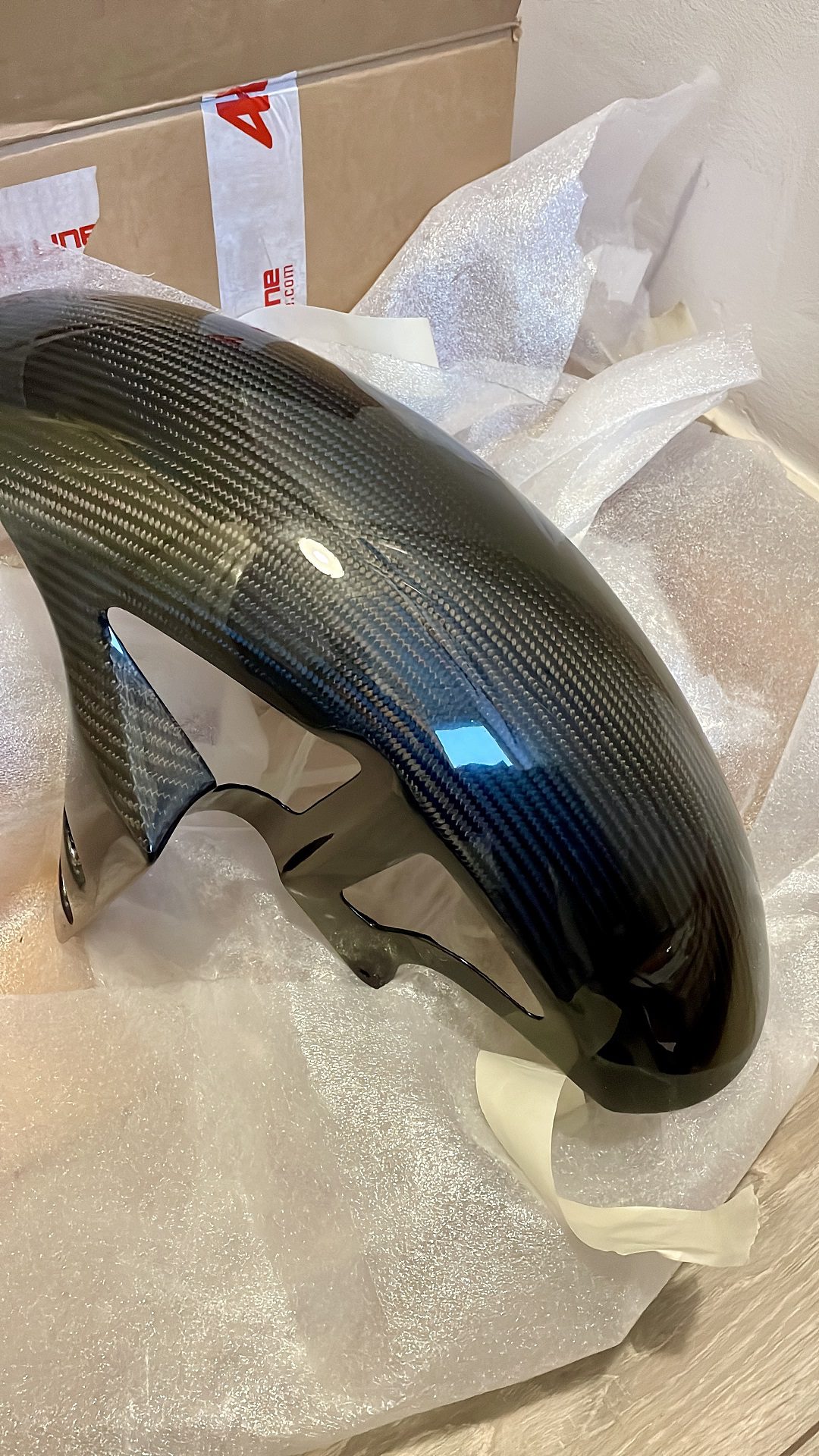 YAMAHA R1 2015 onwards Front mudguard - 200g Twill Carbon - www ...