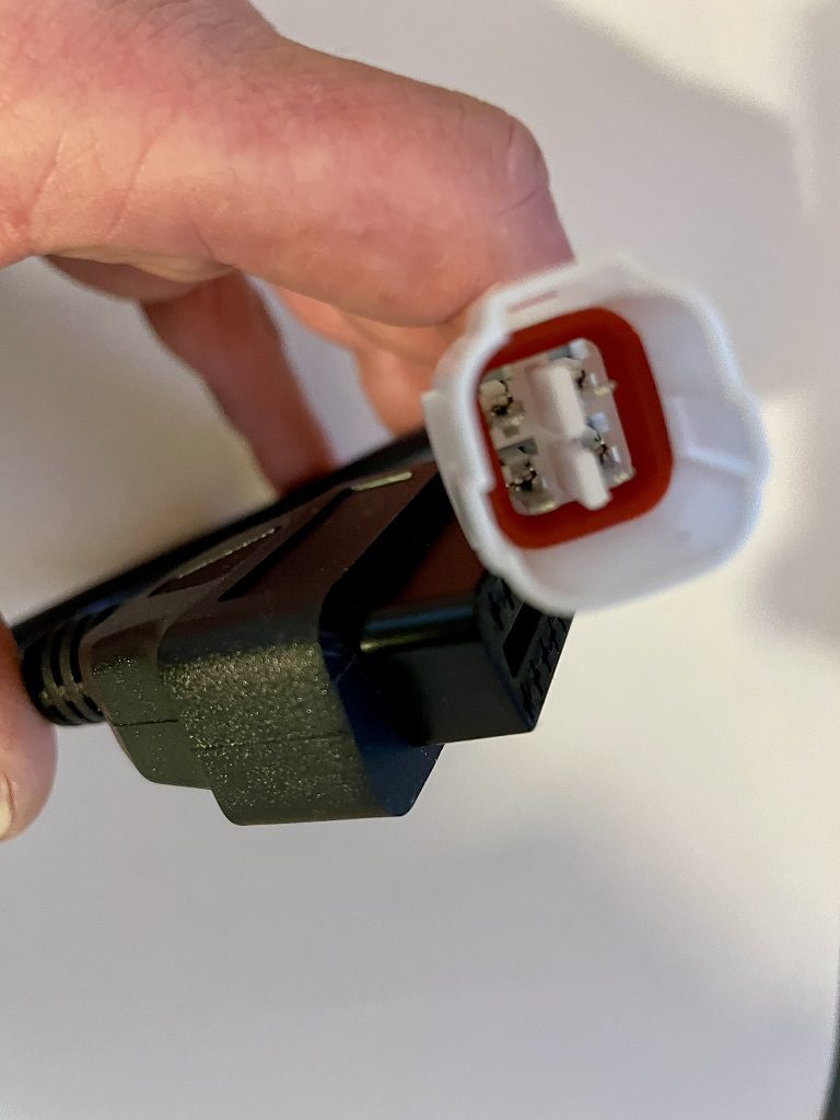 OBD2 adapter 4 pin plug for Yamaha R6 2017+ original wiring harness ...